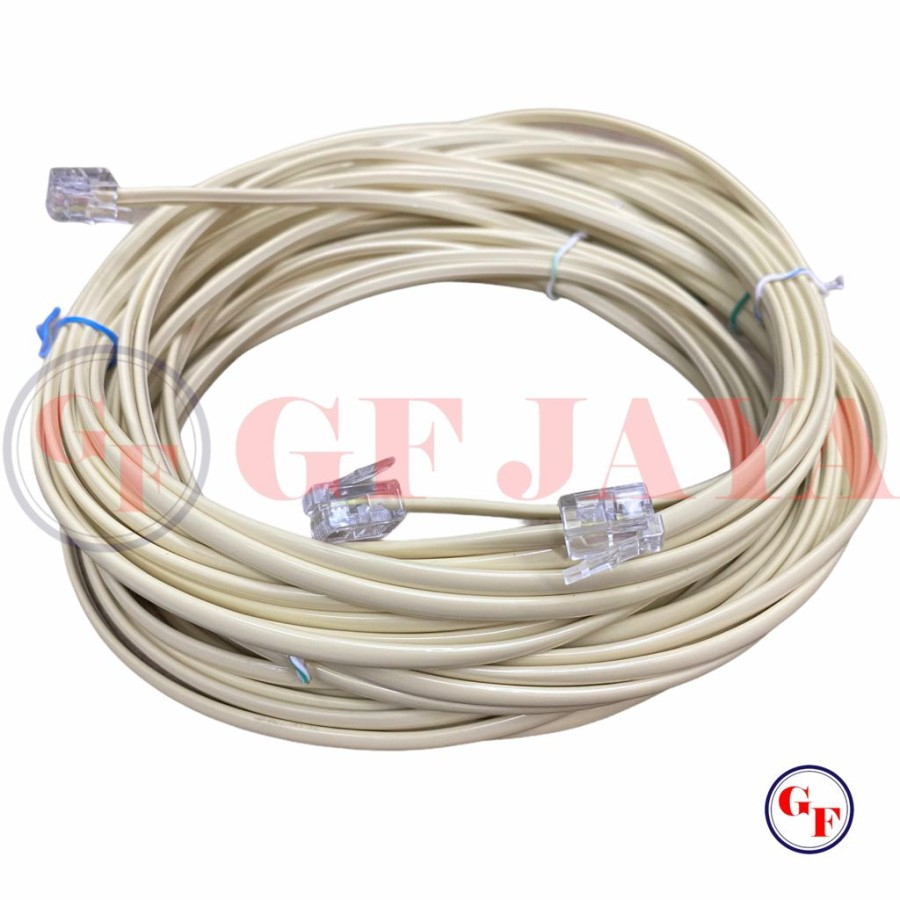 Jual Kabel Line Telepon Rumah RJ11 Eceran RJ 11 Tlepon Telefon Tlefon ...