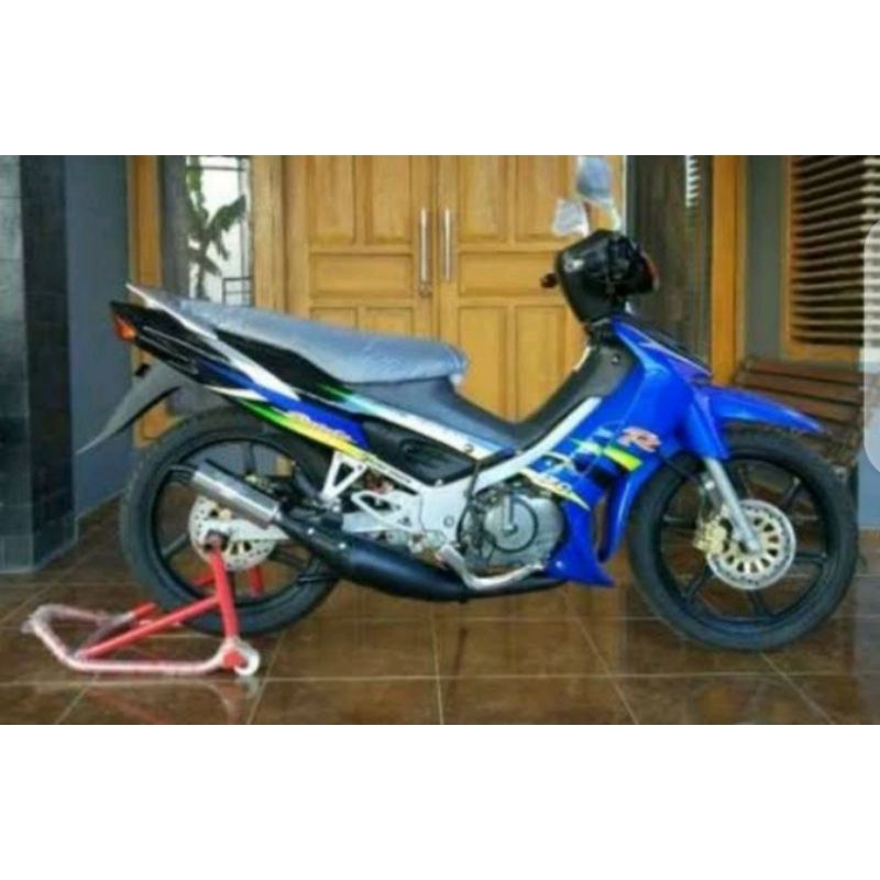 Jual STRIPING SATRIA R 2 TAK HIJAU HITAM ll STRIPING SATRIA HIU ORI ...