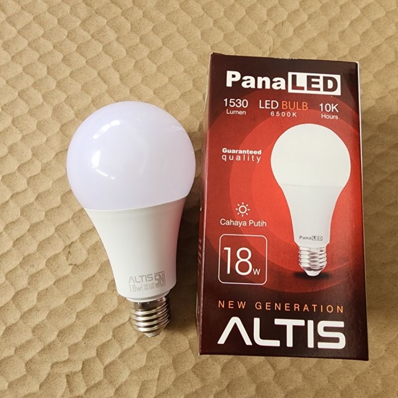Jual Lampu LED 18w Panaled Altis bohlam downlight 18 w putih white | Shopee Indonesia
