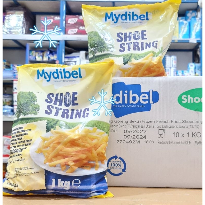 Jual Shoetring Mydibel 1kg/Kentang Beku Stick Mydibel 1kg | Shopee ...