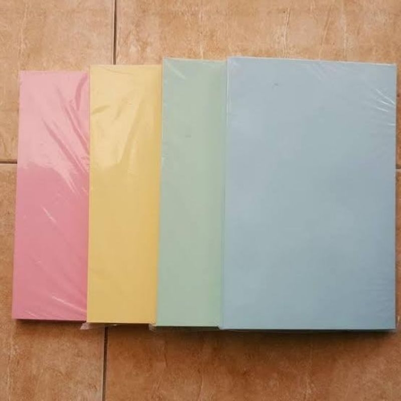 Jual [ PACK 100 LBR ] KARTON JILID FOLIO BC WARNA MUDA / KARTON JILID ...