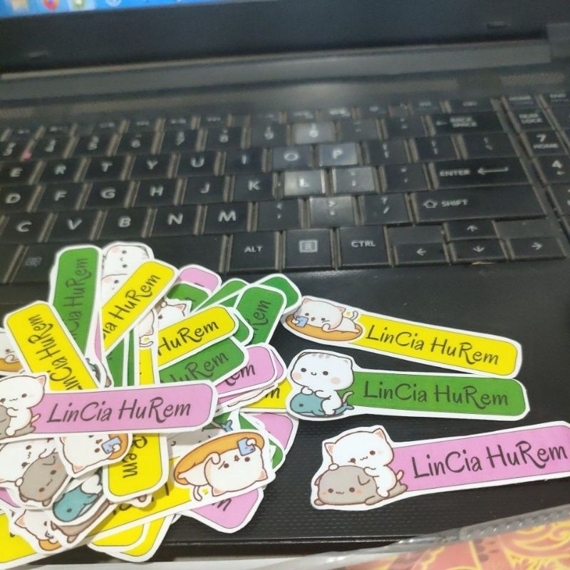 Jual stiker buku /sticker / label nama / label buku | Shopee Indonesia