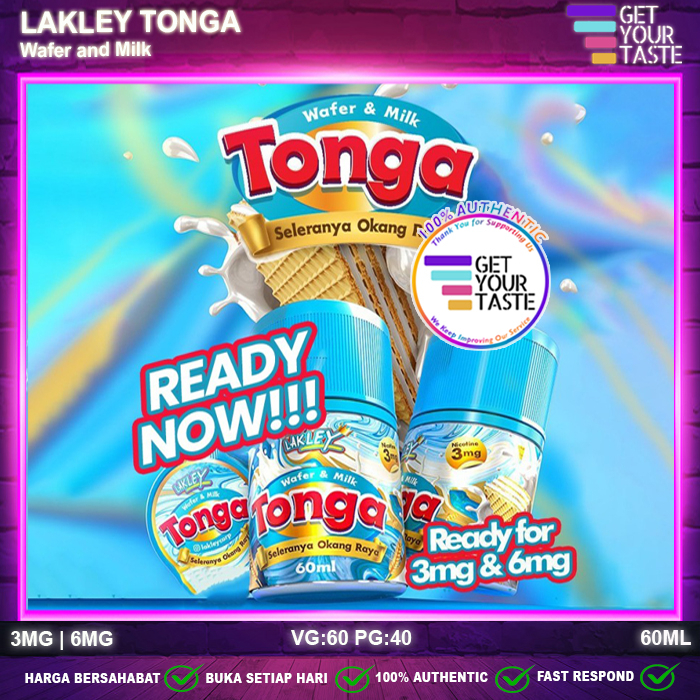 Jual Liquid Lakley Tonga Wafer & Milk 60ML by Rizky Ritonga x ELF ...