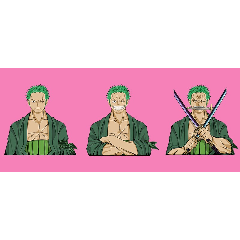Jual One Piece Roronoa Zoro 3D Motion Stiker Anime - Sticker Bergerak ...