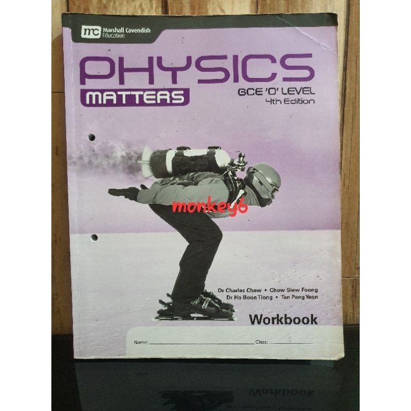 Jual workbook PHYSICS matters GCE O level 4th edition | Shopee Indonesia