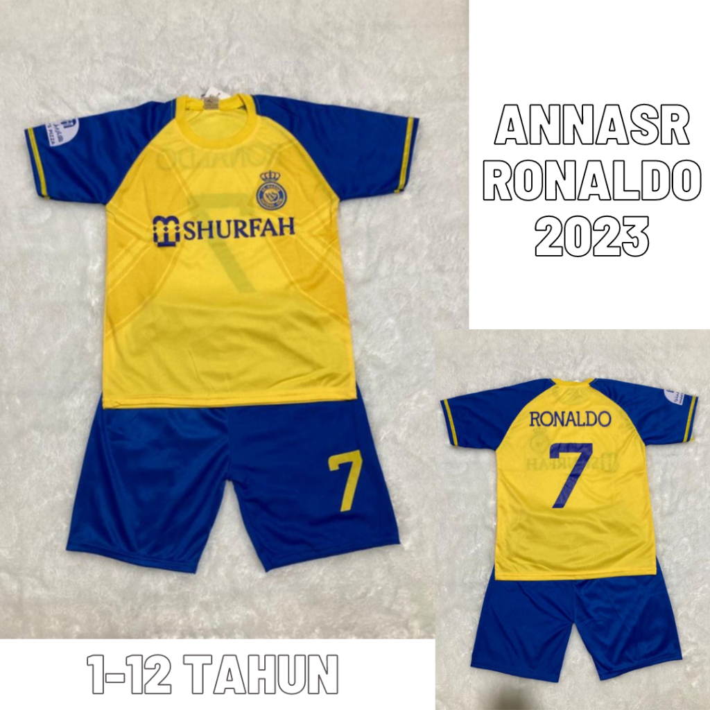 Jual COD SETELAN BAJU RONALDO TERBARU / SETELAN BAJU ALL NASSR TERBARU ...