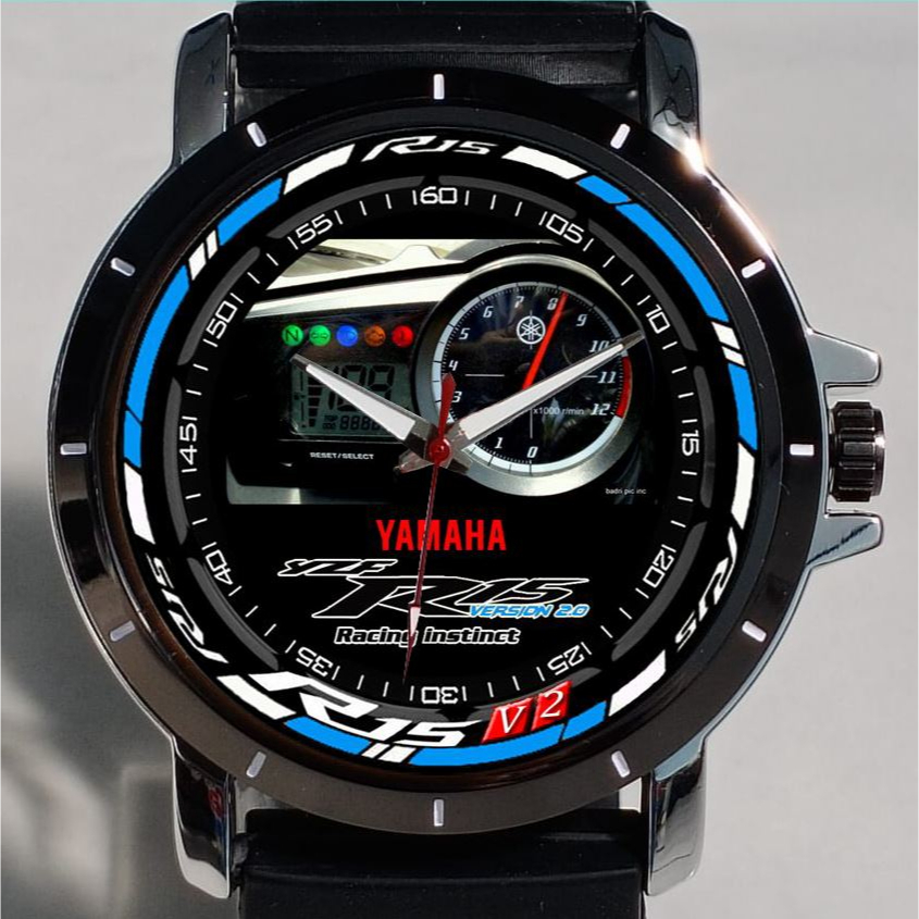 Jual Jam Tangan Custom Yamaha R15 V2 Speedometer | Shopee Indonesia