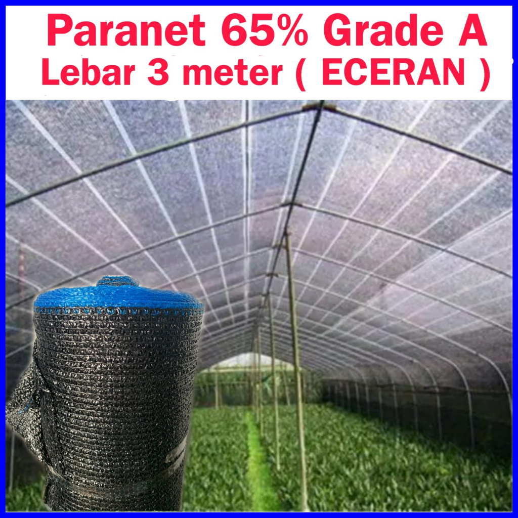 Jual Paranet 65% Grade A ( Eceran ) Lebar 3 meter | Shopee Indonesia