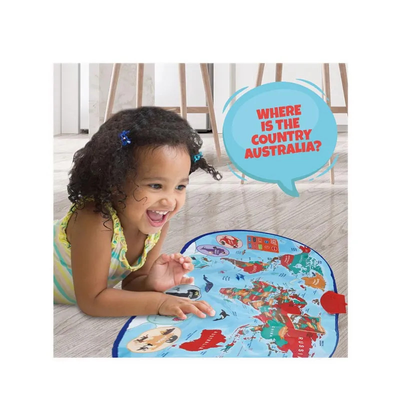 Jual Smart Play Talking World Map Peta Interaktif | Shopee Indonesia