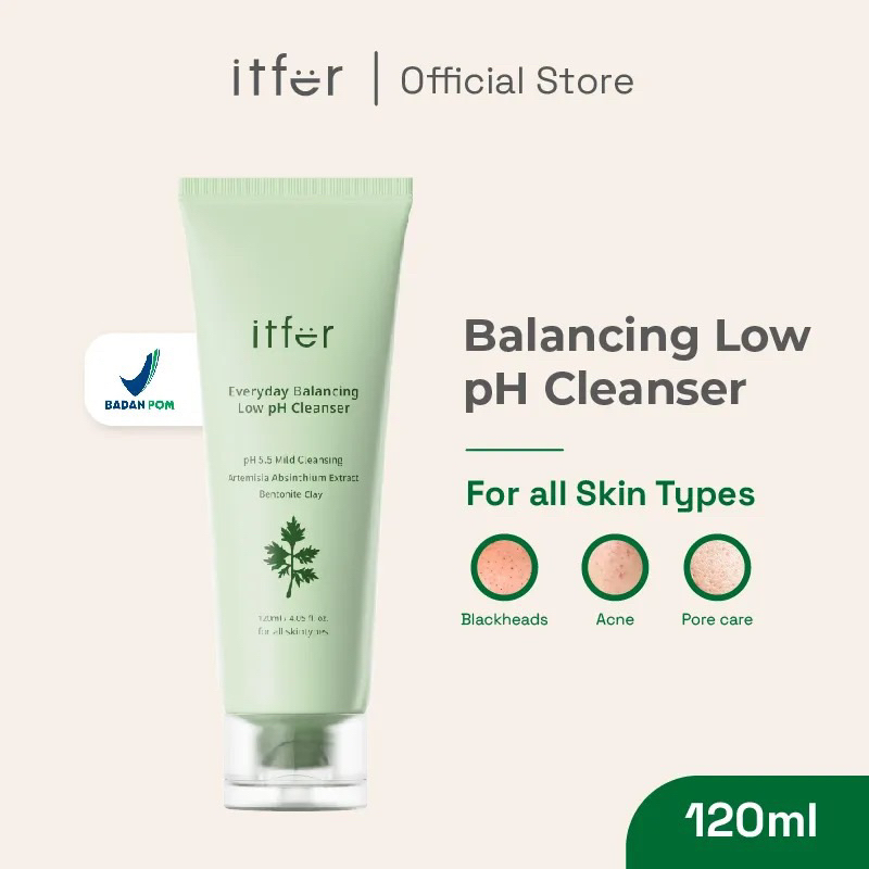 Jual Itfer Everyday Balancing Low PH Cleanser | 120 ml | Shopee Indonesia