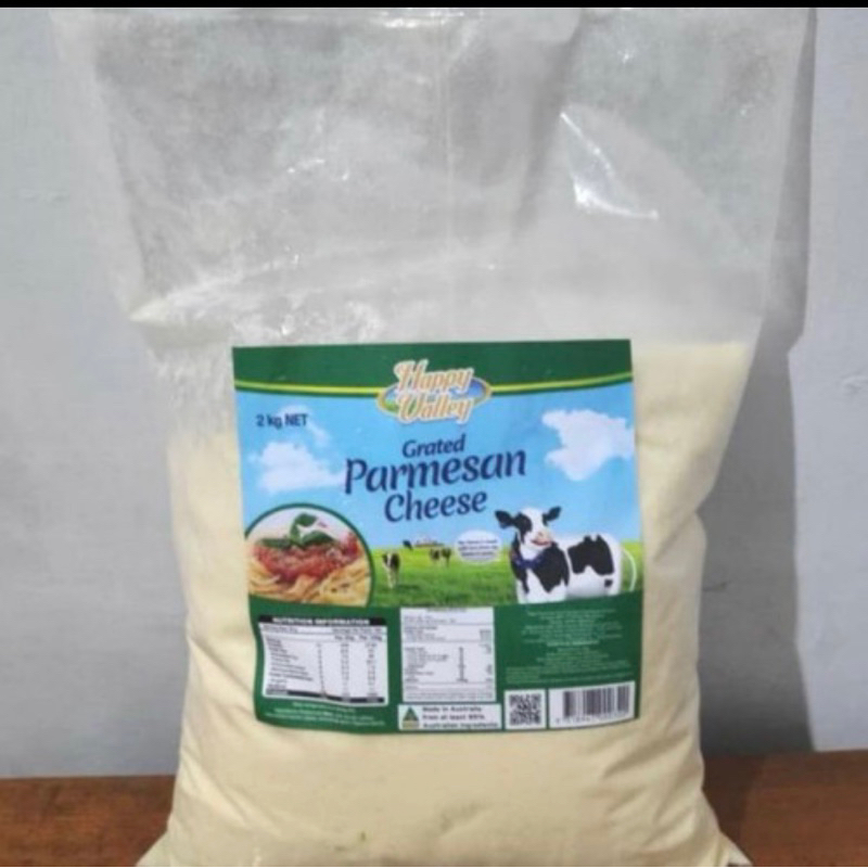 Jual Keju parmesan Bubuk Happy Valley kemasan 1kg parmesan keju bubuk ...