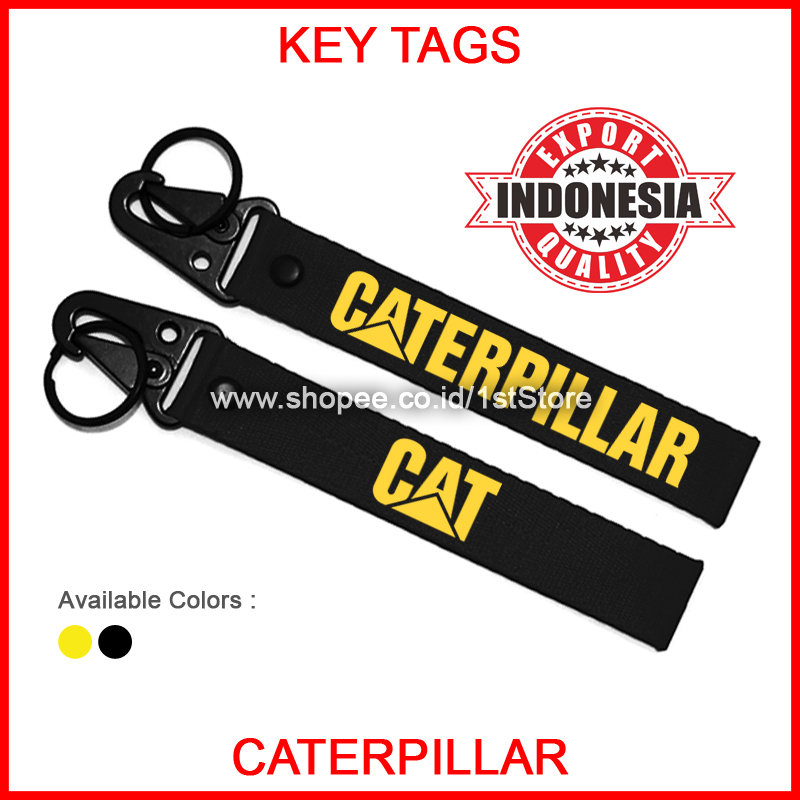 Jual GANTUNGAN KUNCI CATERPILLAR PREMIUM LOGO KEYCHAIN HIGH QUALITY ...