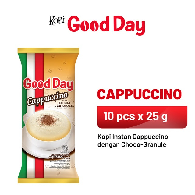 Jual Good Day - Instant Coffee 3in1 - Mocacinno / Vanilla Latte ...