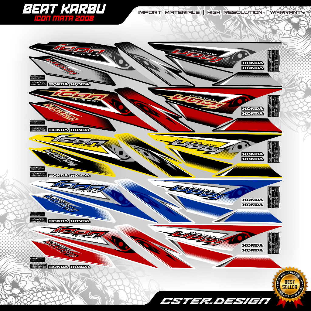 Jual STRIPING BEAT KARBU icon mata | Shopee Indonesia