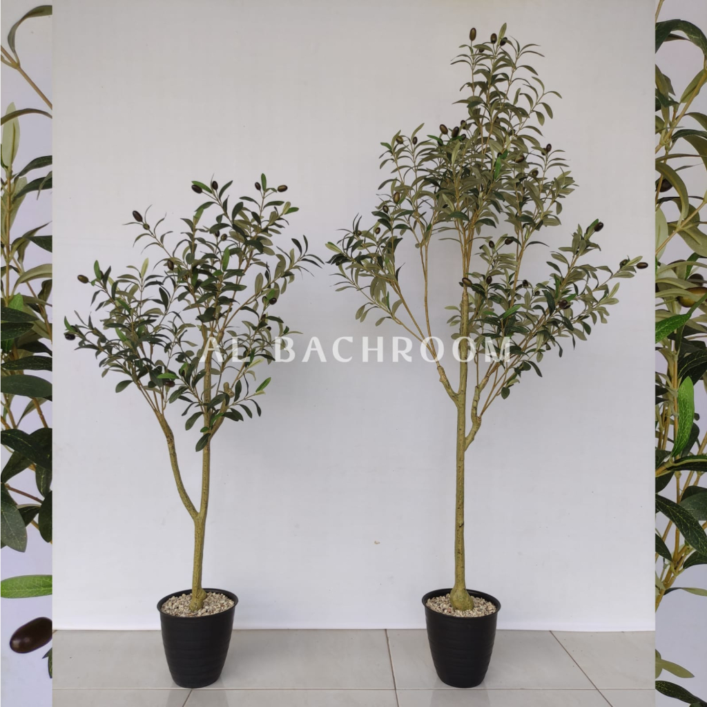 Jual 1 PAKET POHON ARTIFICIAL RB6051 POHON PALSU ZAITUN TINGGI 130CM ...