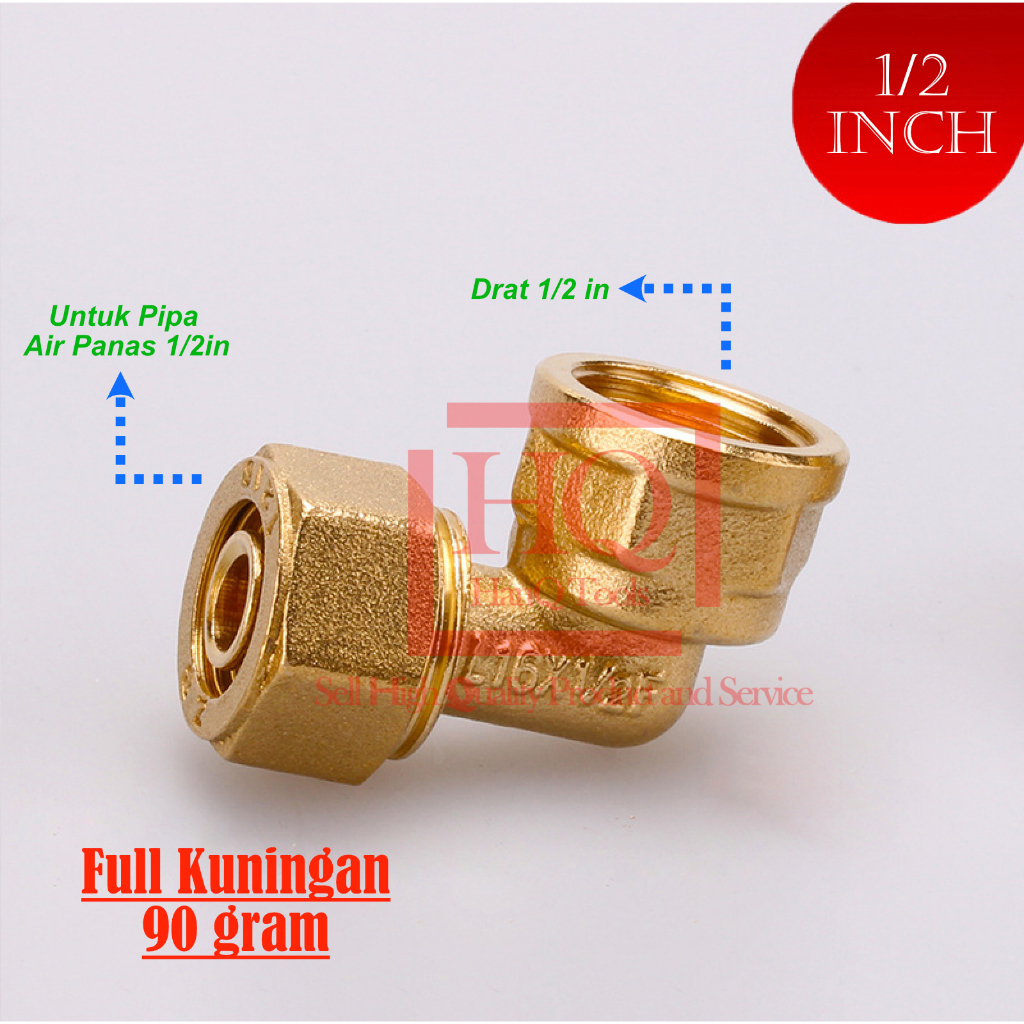 Jual Fitting Sambungan Pipa Air Panas Knee Keni Tee T Sok Drat | Shopee Indonesia