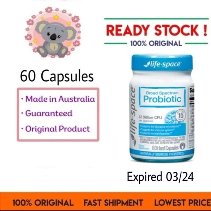 Jual Lifespace Life space Broad Spectrum Probiotic Probiotik (60 ...
