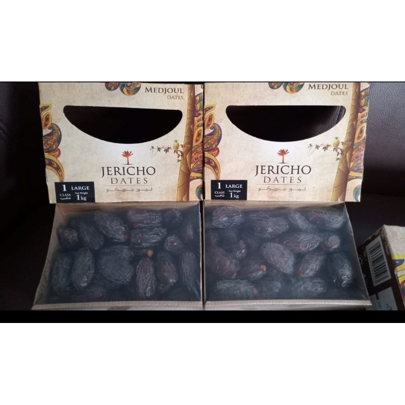 Jual Medjool Jericho Dates palestine 1kg kemasan original | Shopee ...