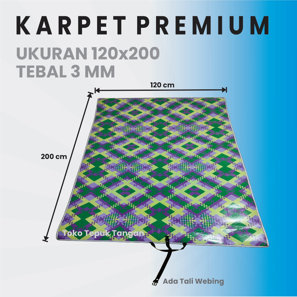 Jual KARPET SPONS PREMIUM LEBIH TEBAL DAN ELEGAN tebal 3mm/KARPET ...