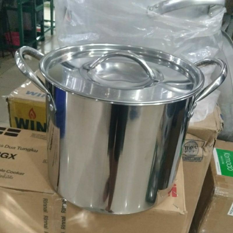 Jual panci masak stainle steel 15 liter Teball | Shopee Indonesia