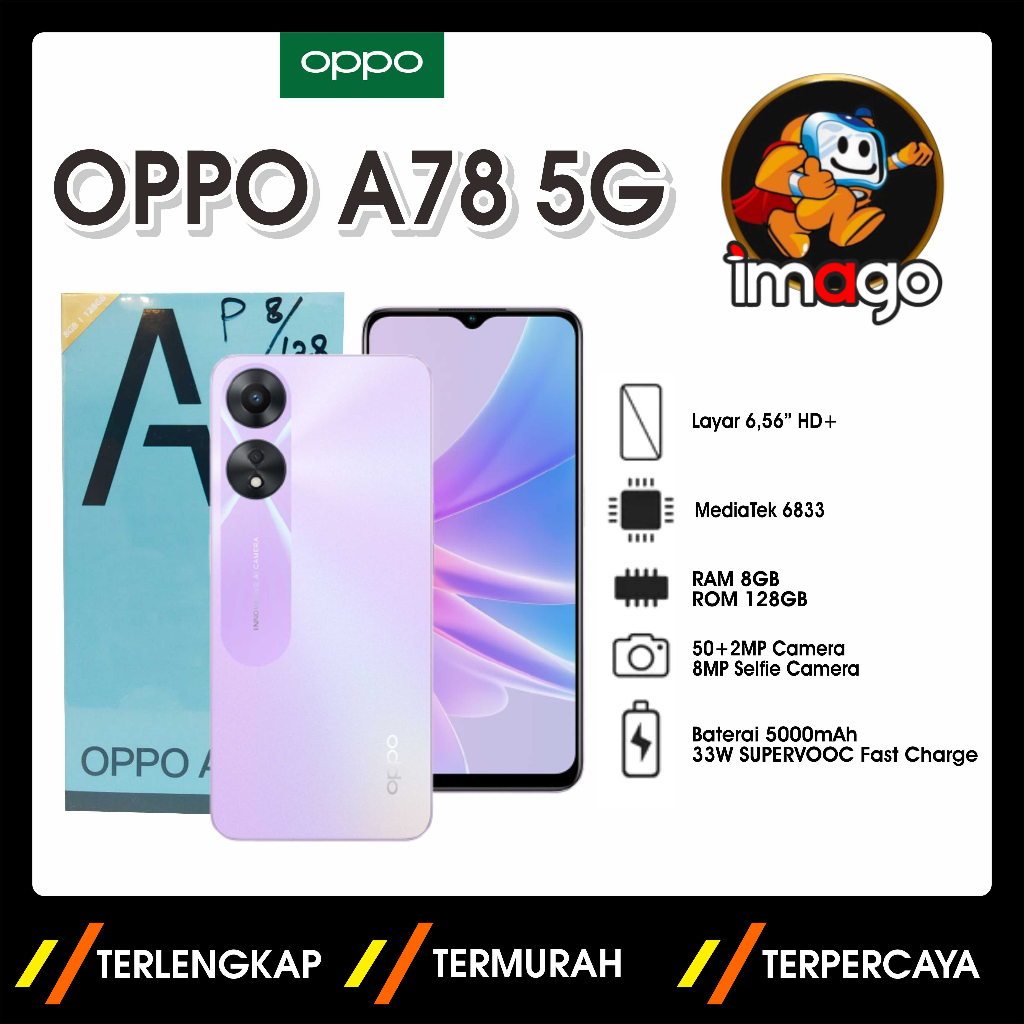 Jual OPPO A78 5G | Shopee Indonesia