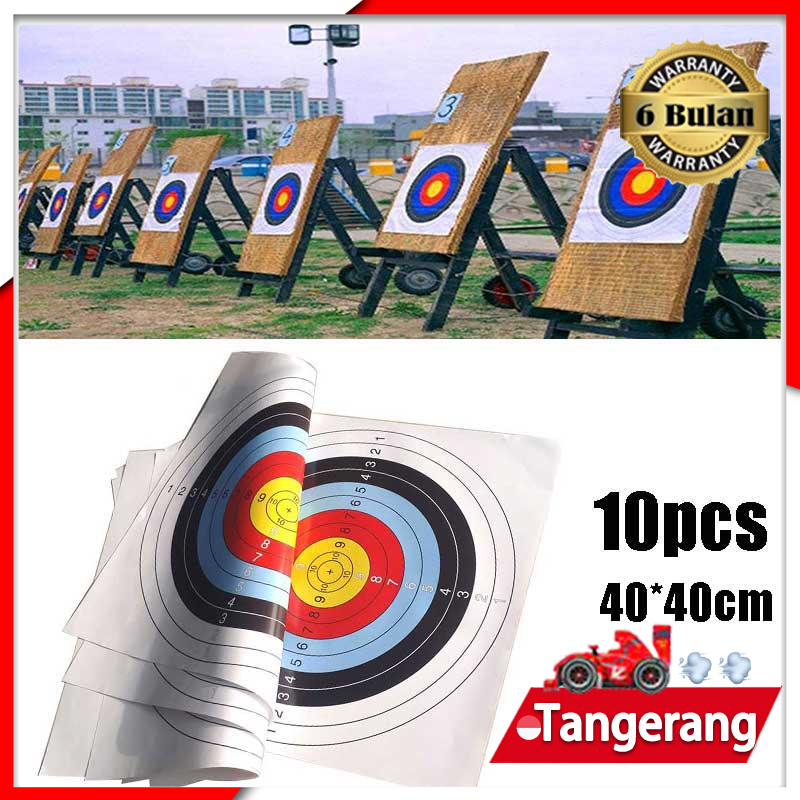 Jual 10pcs Face Target / Print Target Panahan Bantalan Face Target ...