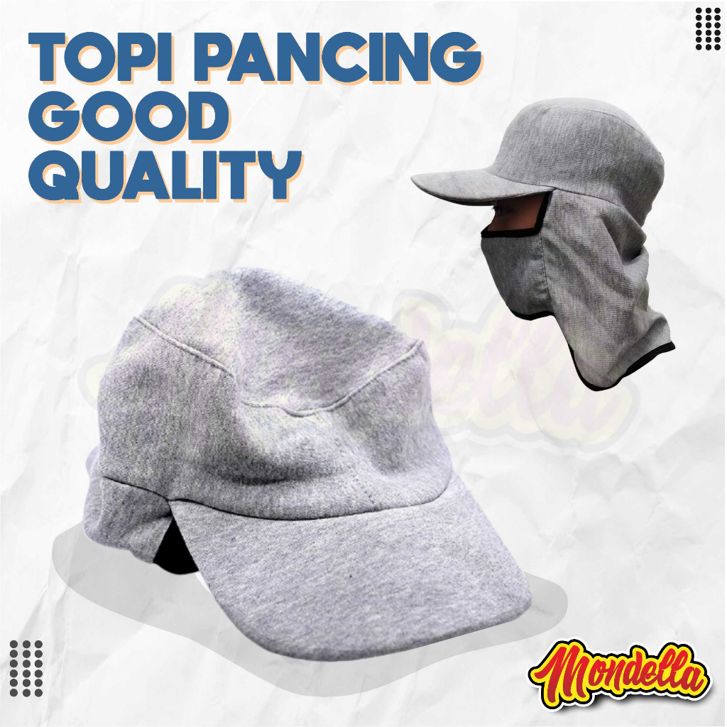 Jual Topi Pancing Masker Topi Outdoor Topi Mancing Berkebun Tani Proyek ...