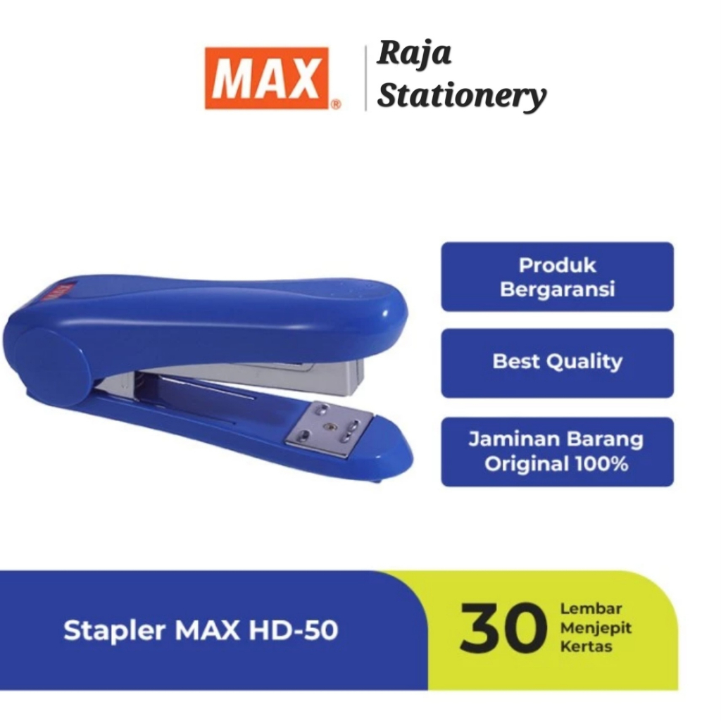 Jual MAX STAPLER HD-50 / STEPLER MAX HD50 STAPLES HEKTER JEPRETAN ...