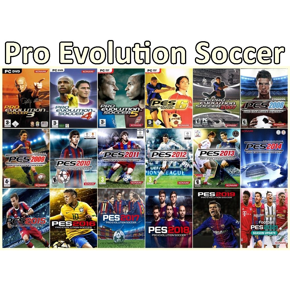 Jual Pro Evolution Soccer Game untuk Komputer PC Laptop KOLEKSI LENGKAP ...