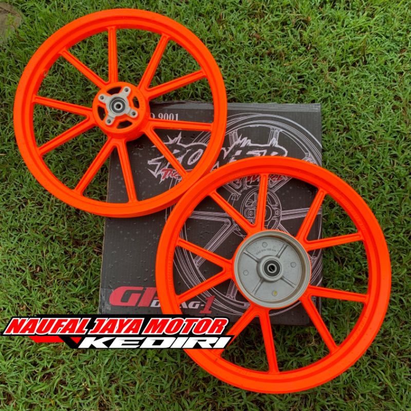 Jual VELG RACING POWER GP DRAG 1 GP WHELL OREN YAMAHA VELG RACING ...