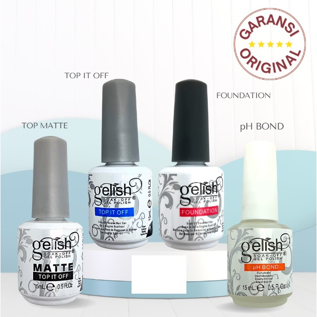 Jual GELISH HARMONY BASE COAT / TOP COAT / PRIMER ORIGINAL | Shopee ...