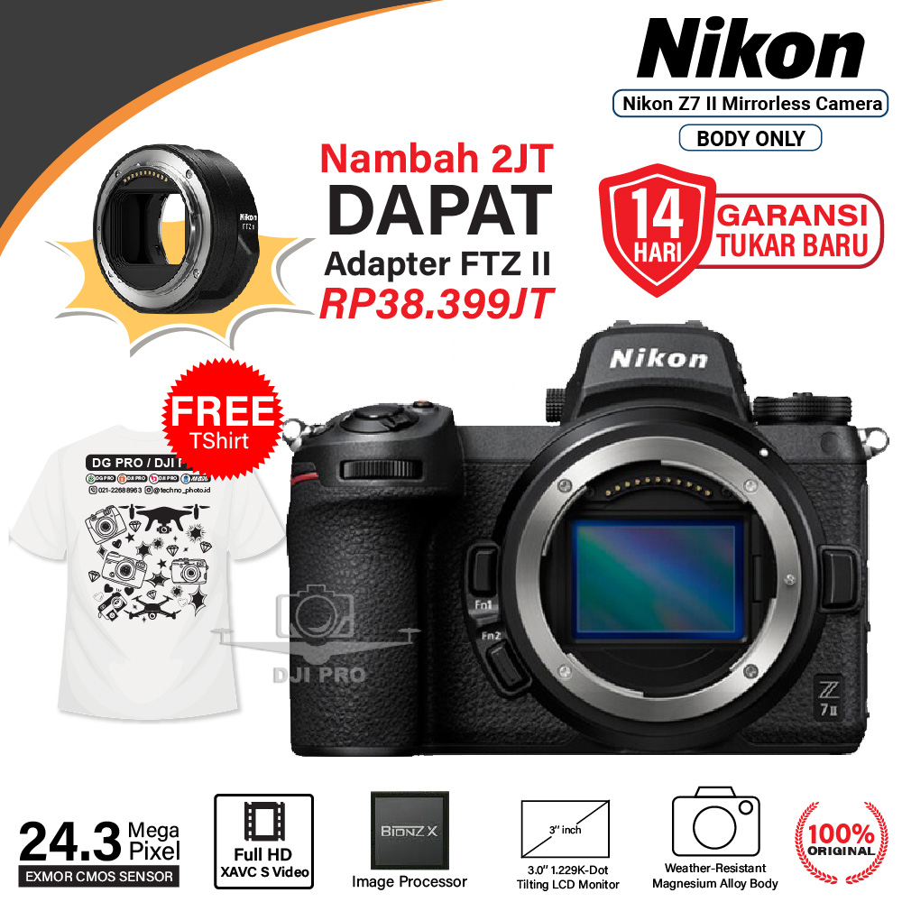 Jual Nikon Z7 II Body Only Mirrorless Camera - Z 7II Kamera Z7 Mark 2 ...