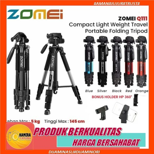 Jual Zomei Q111 Tripod Profesional Tripod Portable Kamera DSLR ...