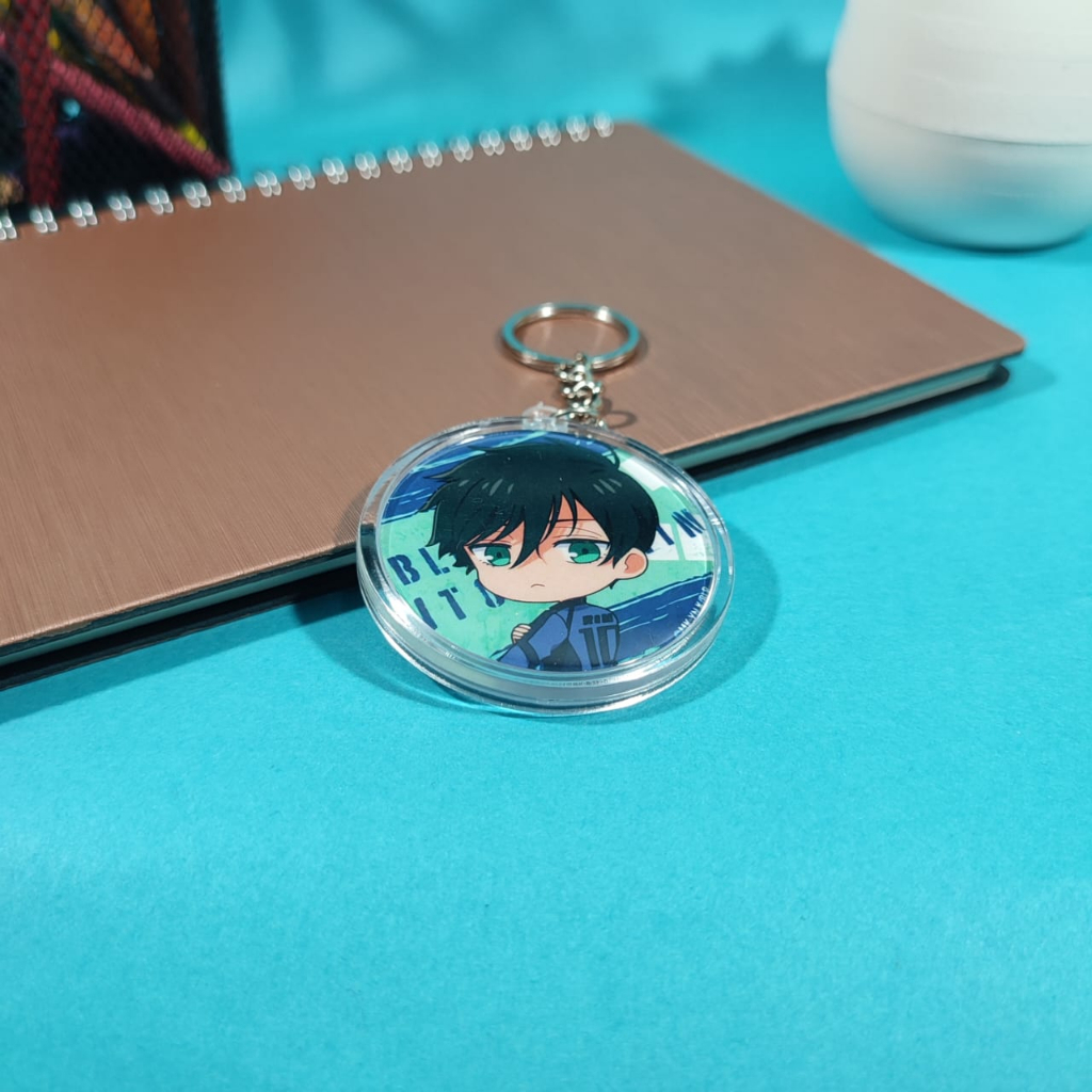 Jual Keychain Anime Blue Lock - Ganci Anime Blue Lock - Gantungan Kunci ...