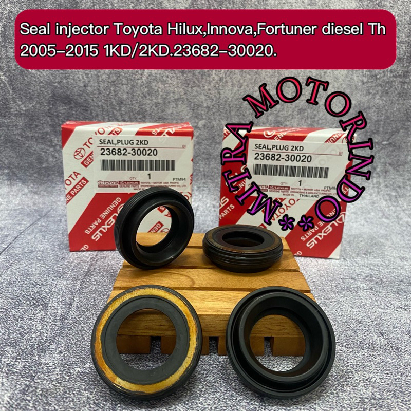 Jual Seal injector Toyota Innova/Hilux/Fortuner diesel 1kd/2kd 23682 ...