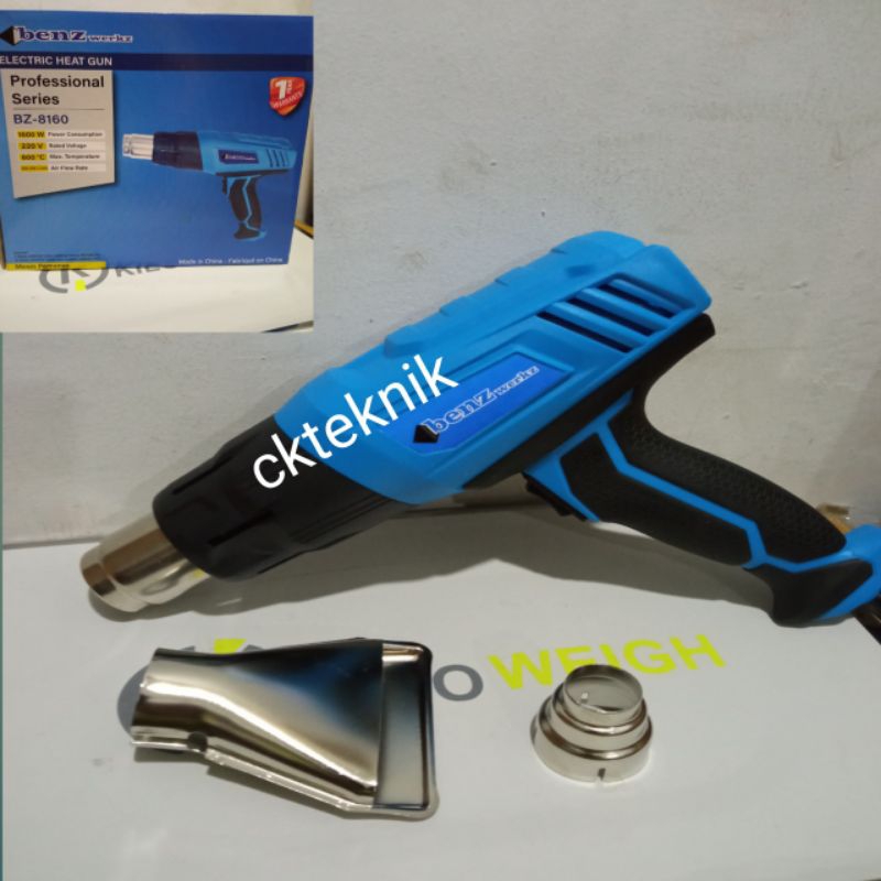 Jual mesin hot gun heat gun mesin pemanas blower- benz werkz | Shopee ...
