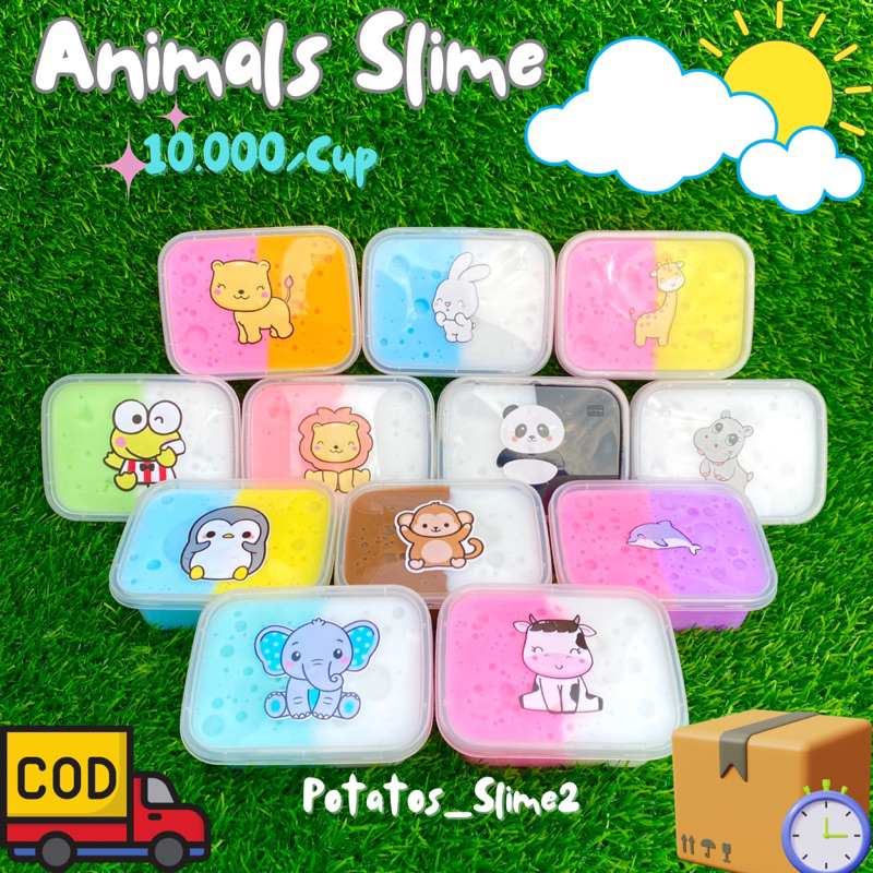 Jual Animal Slime Series by Patatos Slime Termurah dan Berkualitas ...