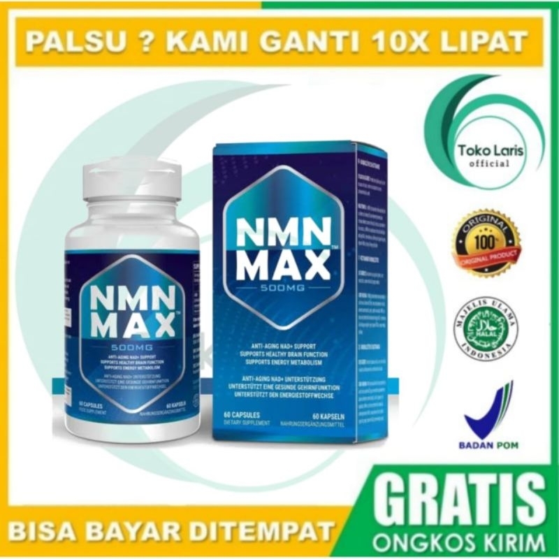 Jual NMN MAX Capsules With Maximun Strength - 500Mg 60 Kapsul | Shopee Indonesia