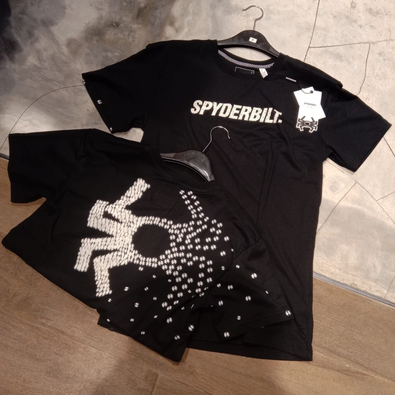 Jual Kaos spyderbilt back logo mirror sample | Shopee Indonesia