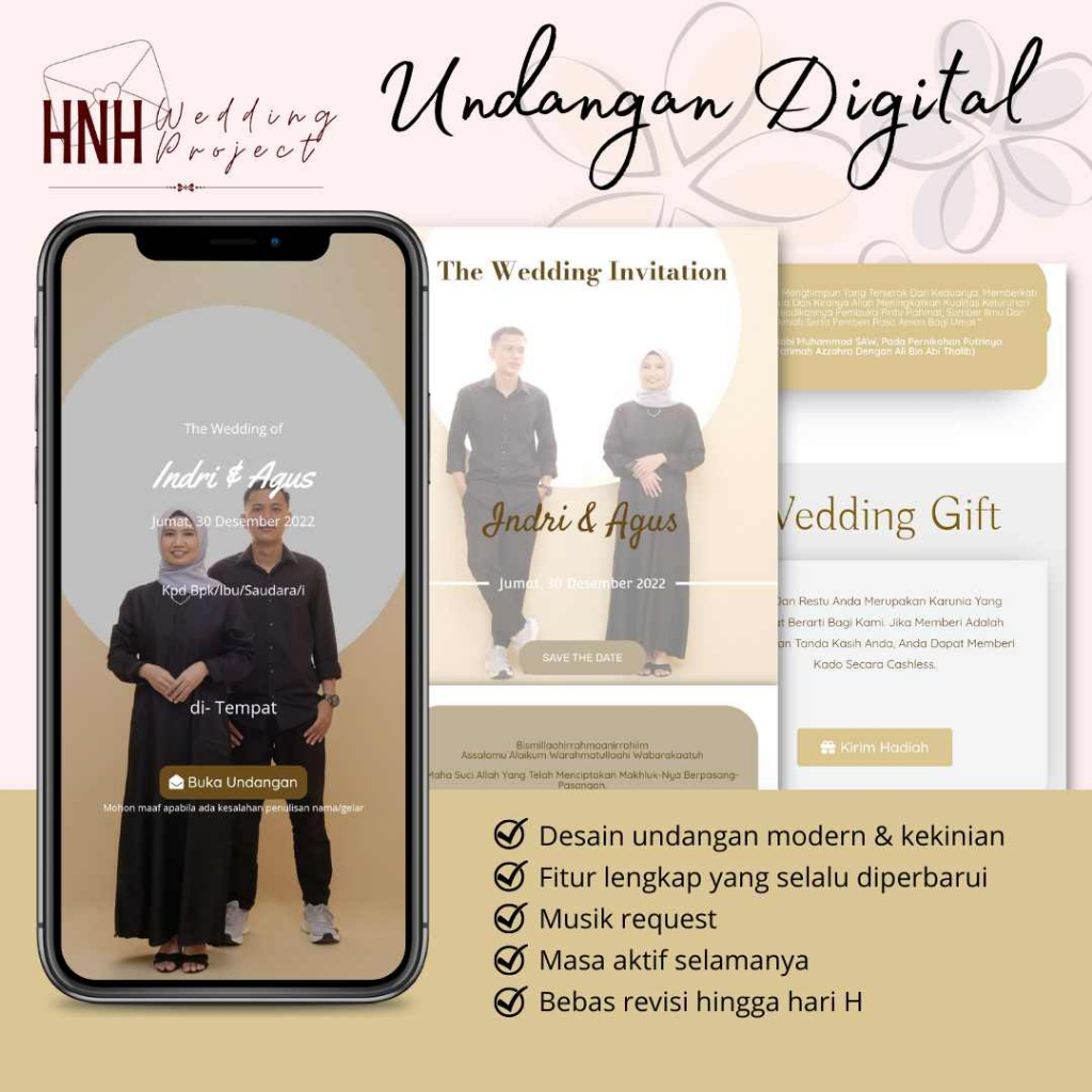 Jual HNH011 | UNDANGAN WEBSITE | UNDANGAN DIGITAL | UNDANGAN PERNIKAHAN MURAH | UNDANGAN VIDEO ...