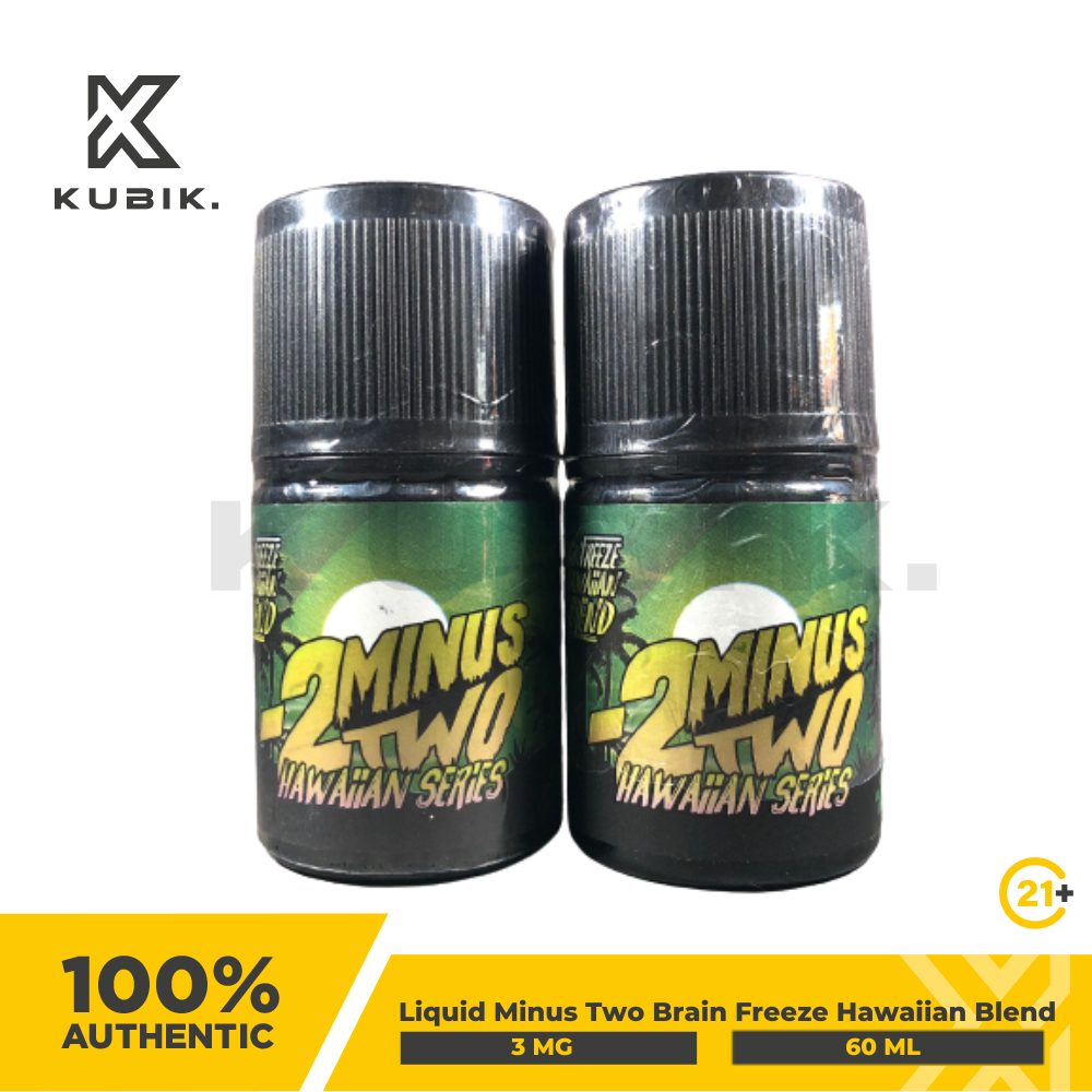 Jual Liquid Minus Two Brain Freeze Hawaiian Blend 60ML | Shopee Indonesia