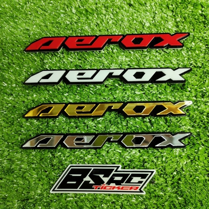 Jual logo aerox 3D sepasang premium / logo timbul aerox | Shopee Indonesia