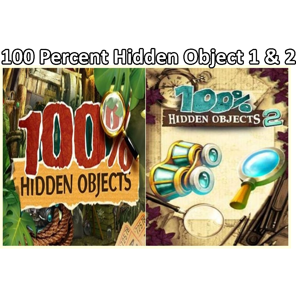 Jual 100 Percent Hidden Object 1 & 2 Game untuk Komputer PC Laptop ...