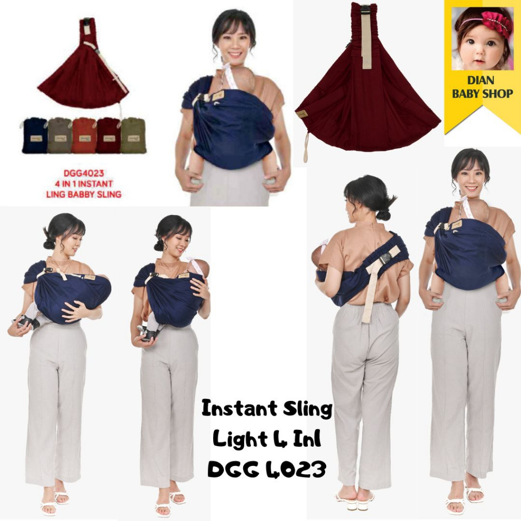 Jual DIALOGUE Baby | Gendongan Samping Bayi (( Instant Sling Light 4 ...