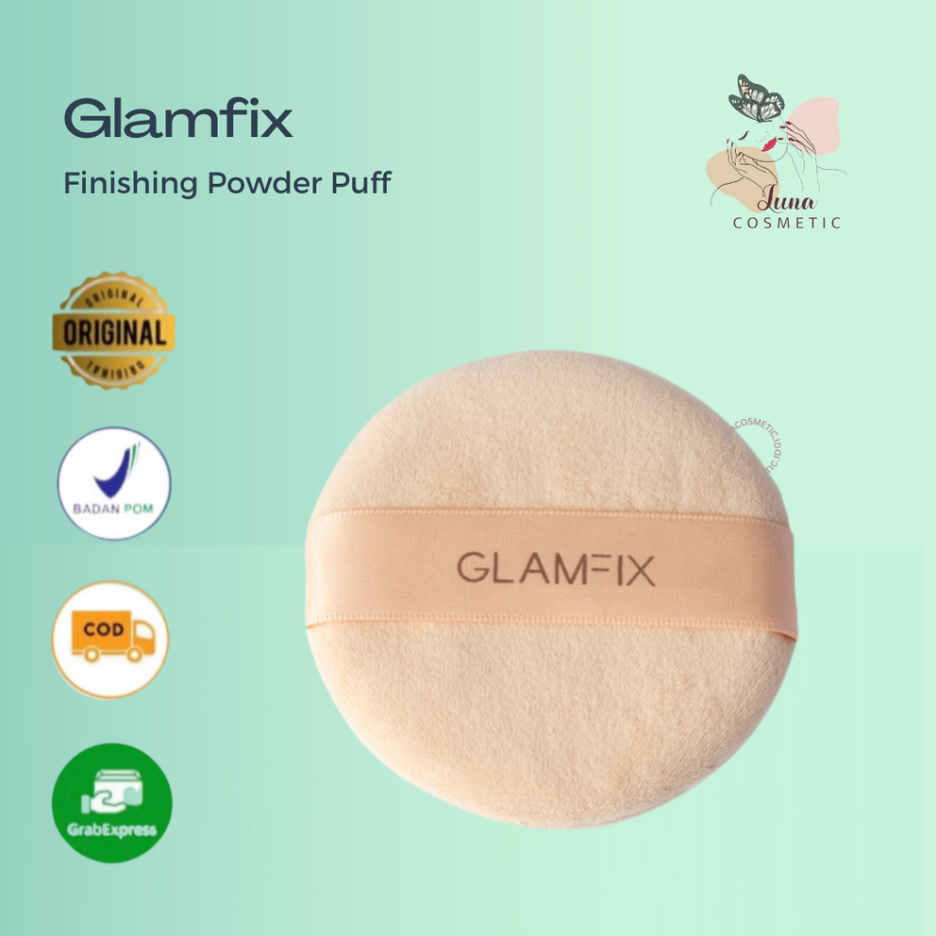 Jual GLAMFIX Finishing Powder Puff isi 1pcs _ Spons Bedak Tabur | GLAM ...