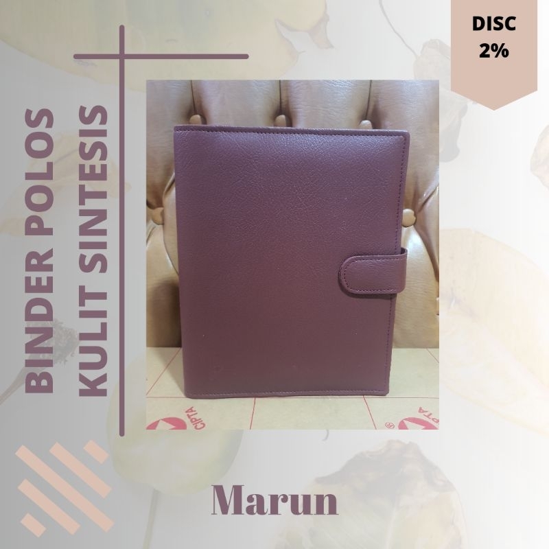 Jual Binder Polos Kulit Sintesis B5 (26ring) | Shopee Indonesia