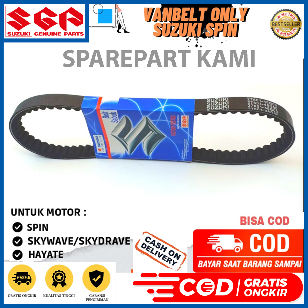 Jual VANBELT VAN BELT ONLY SUZUKI SPIN SKYDRIVE SKYWAVE SPIN HAYATE ...