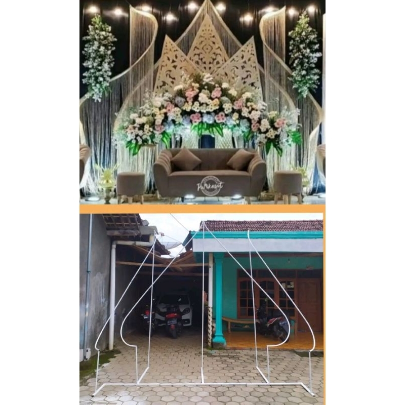 Jual rangka backdrop pelaminan | Shopee Indonesia
