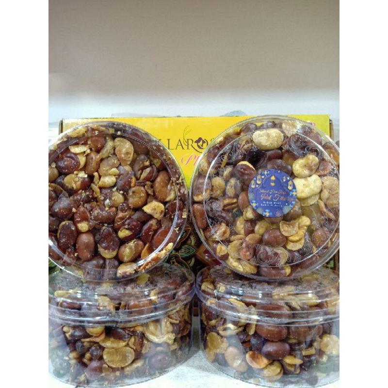 Jual Kacang Koro Kulit Asin Kemasan Toples 500gram/Kacang Lebaran ...