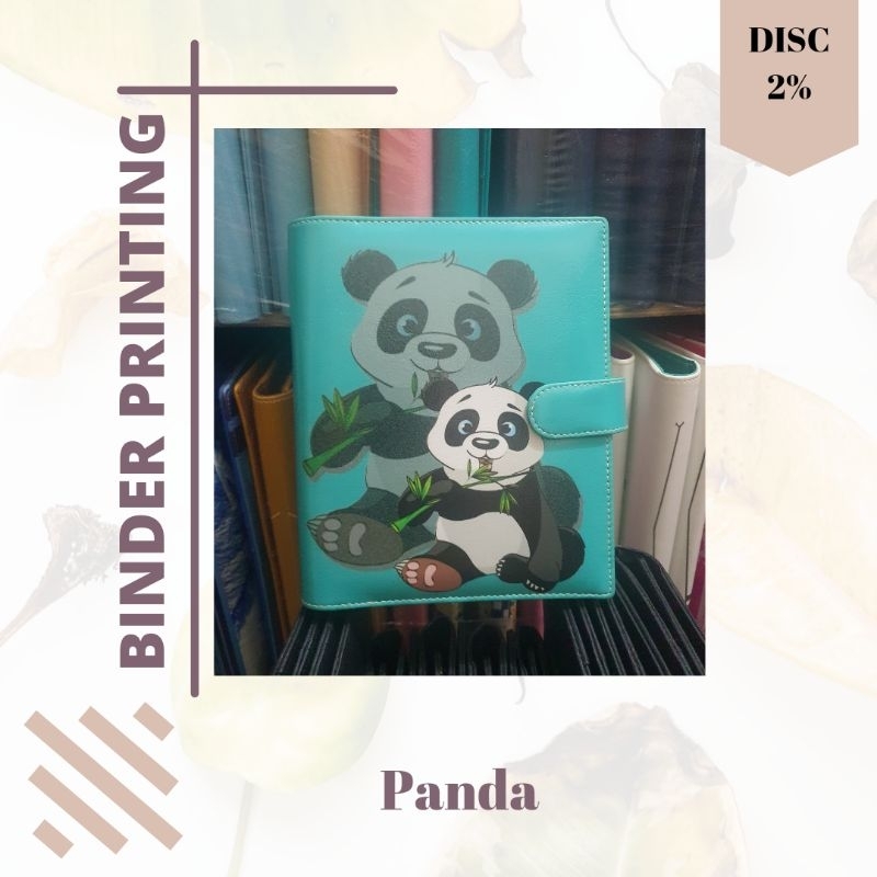 Jual Binder Printing Kulit Sintesis A5 (20r) panda | Shopee Indonesia
